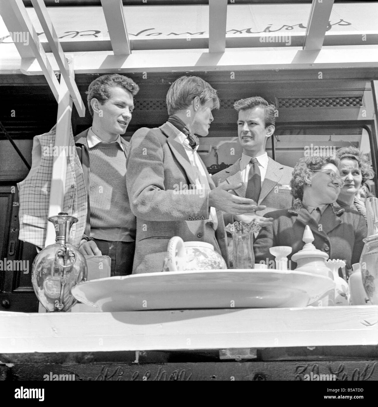 T.V. Barrow boys seen here at a unnamed London market John Fabian ...