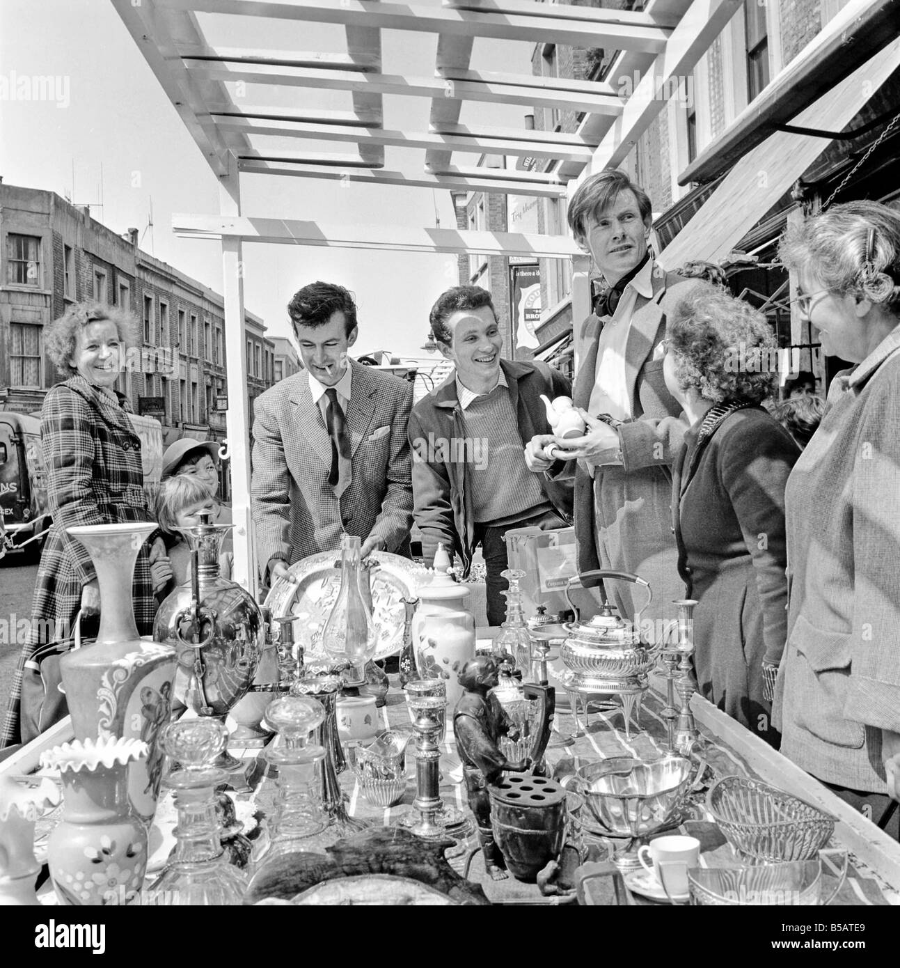 T.V. Barrow boys seen here at a unnamed London market John Fabian ...