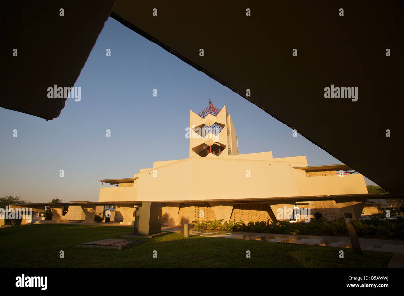 Designed by architect Frank Lloyd Wright the Annie Pfeiffer Chapel on ...