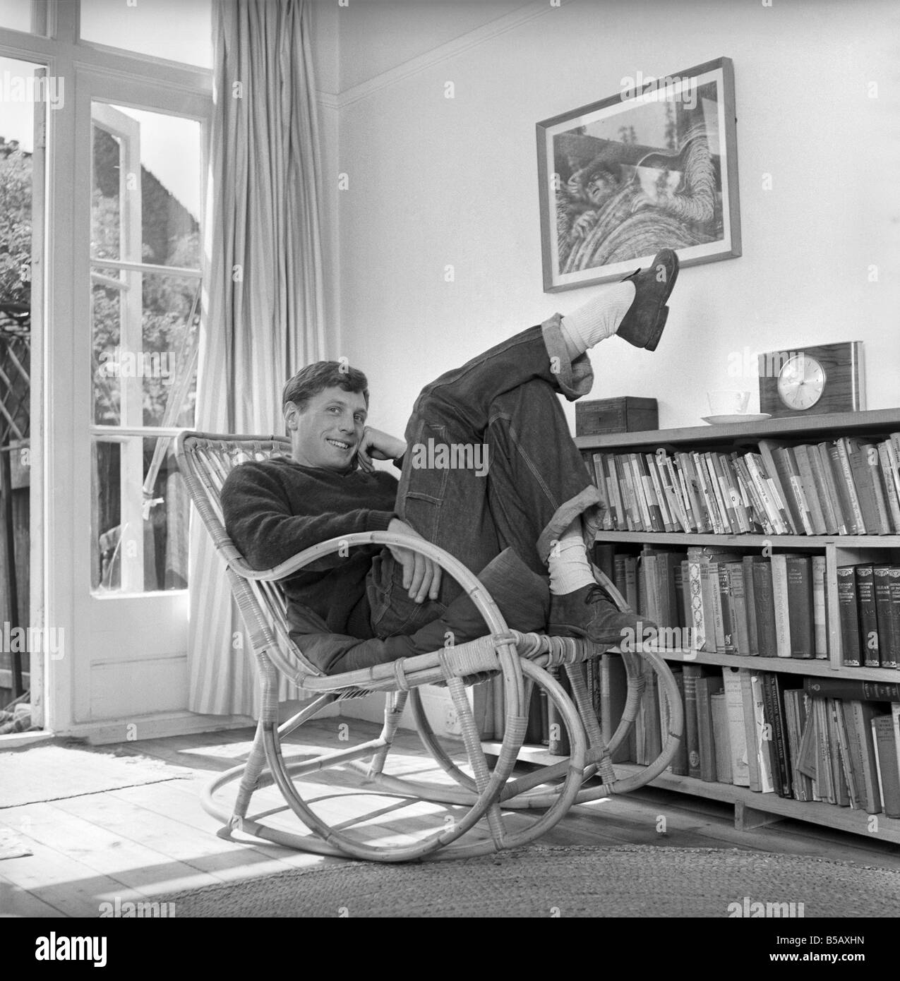 Actor John Line who stars in the TV Series "Emergency ward 10" seen ...