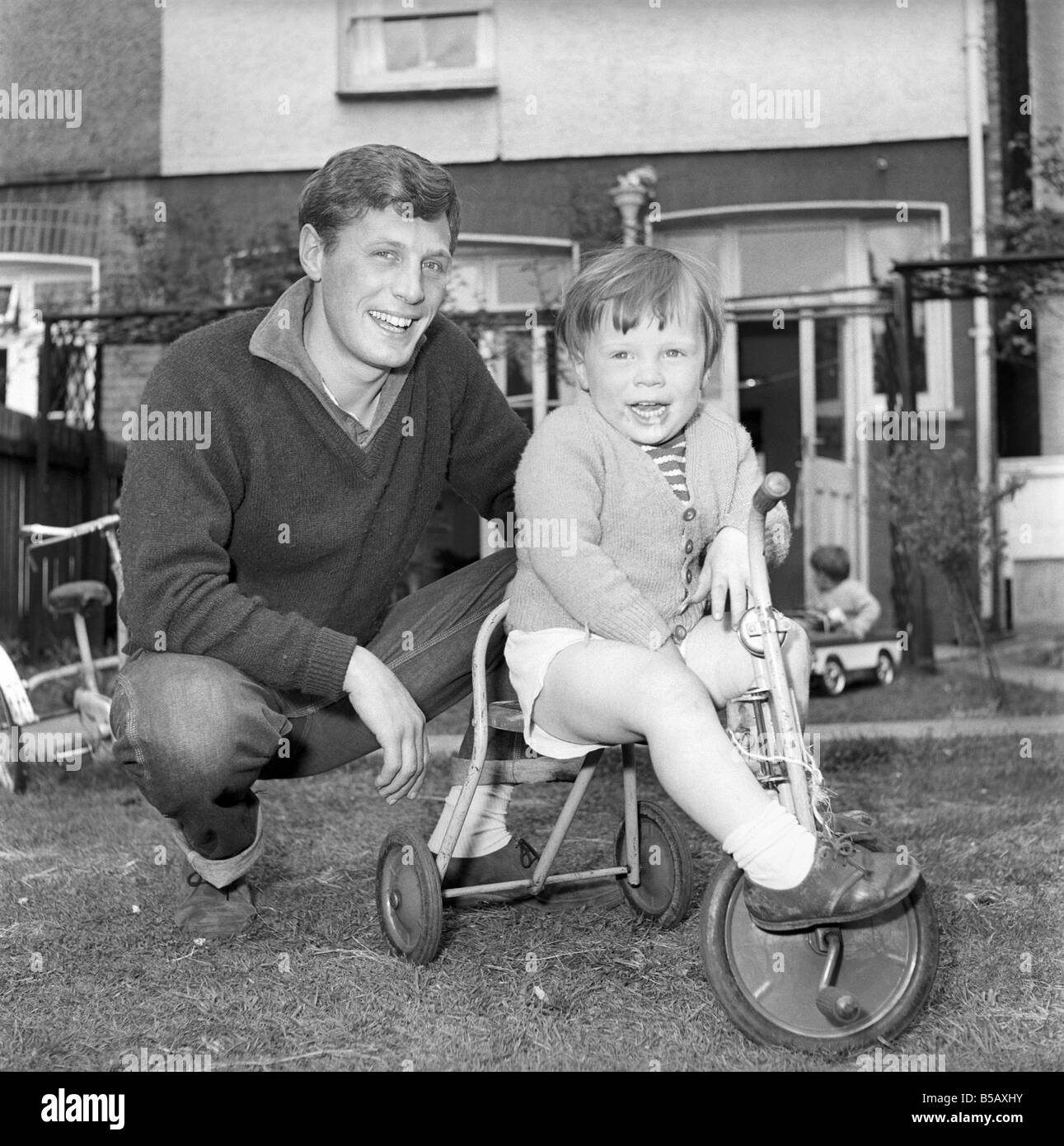 Actor John Line who stars in the TV Series "Emergency ward 10" seen ...