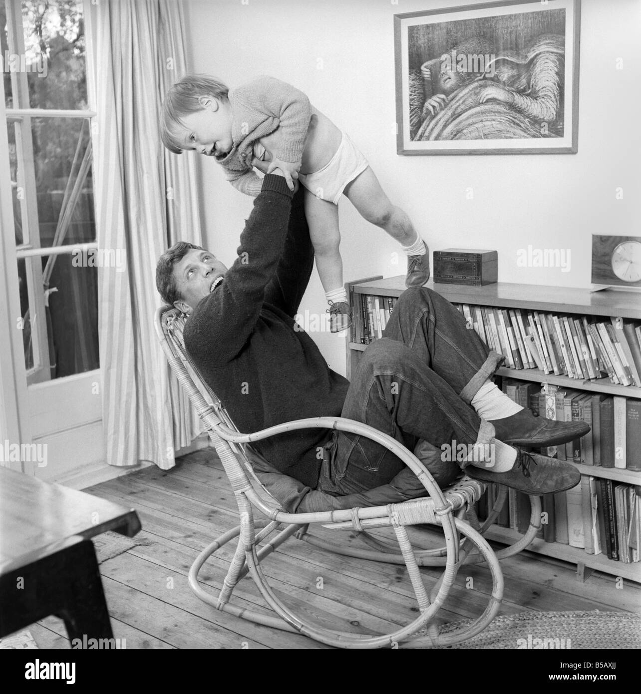 Actor John Line who stars in the TV Series "Emergency ward 10" seen ...