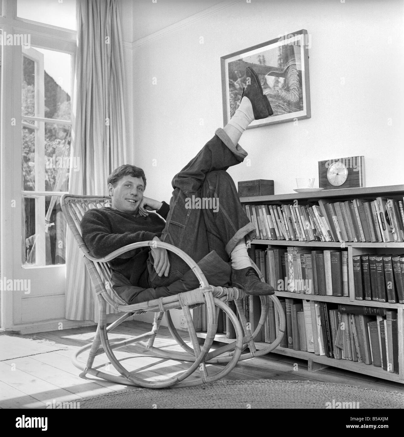 Actor John Line who stars in the TV Series "Emergency ward 10" seen ...