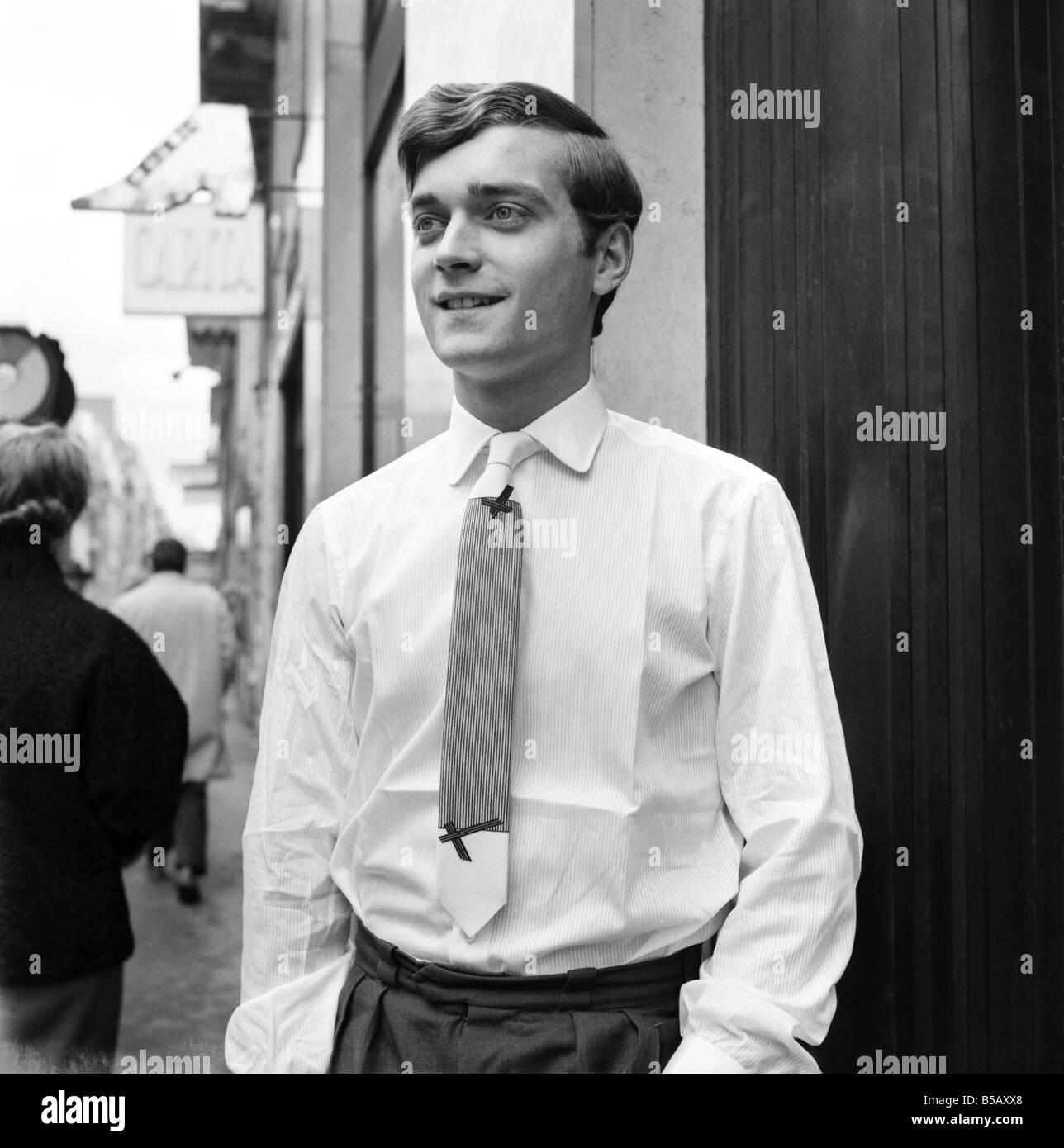 Men modelling the latest 1963 menswear design's in the streets of Paris ...