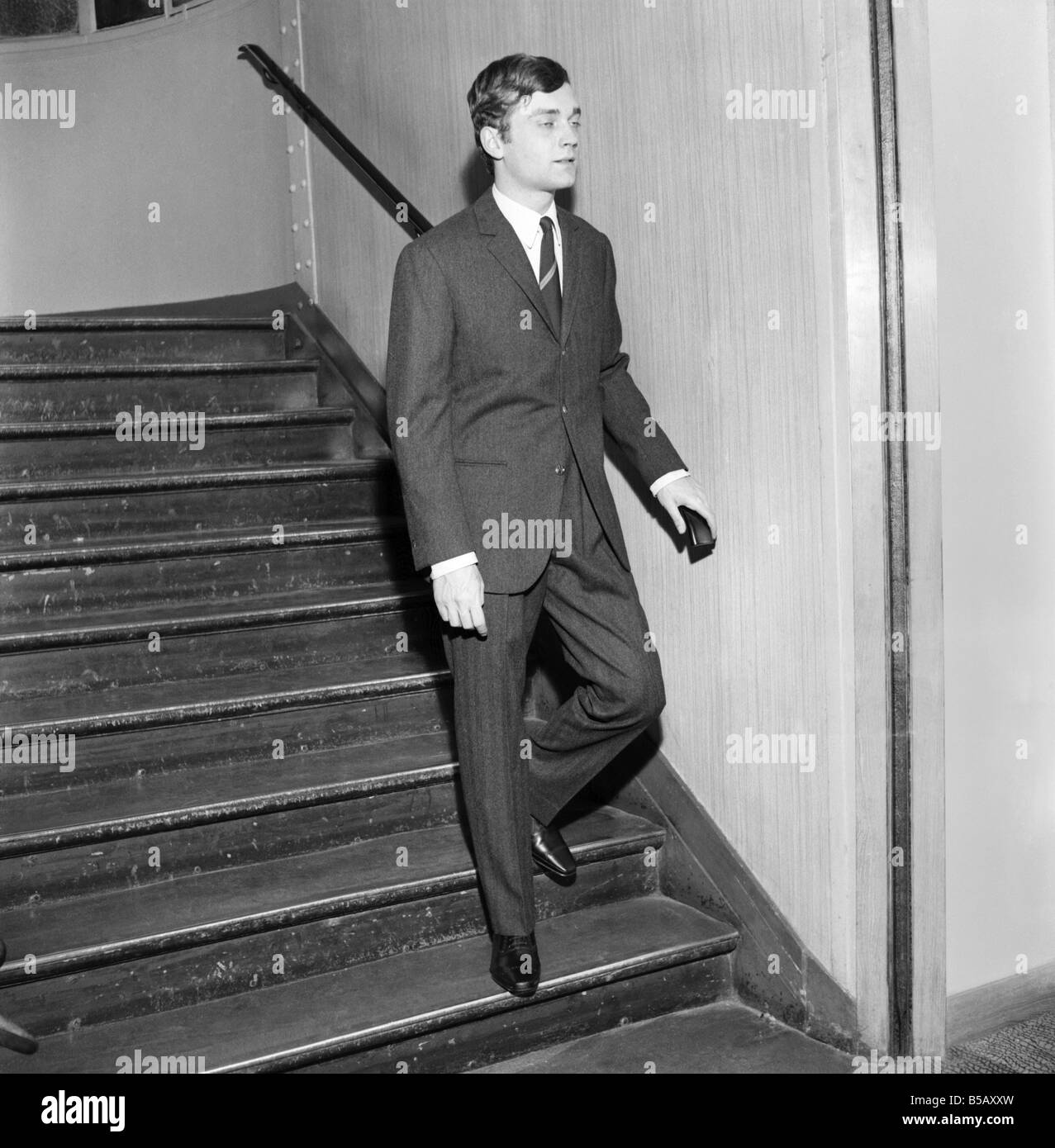 Men modelling the latest 1963 menswear design's in a Paris boutique ...