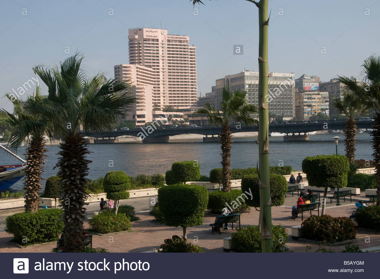 Cairo Nile Promenade Stock Photos & Cairo Nile Promenade Stock Images ...