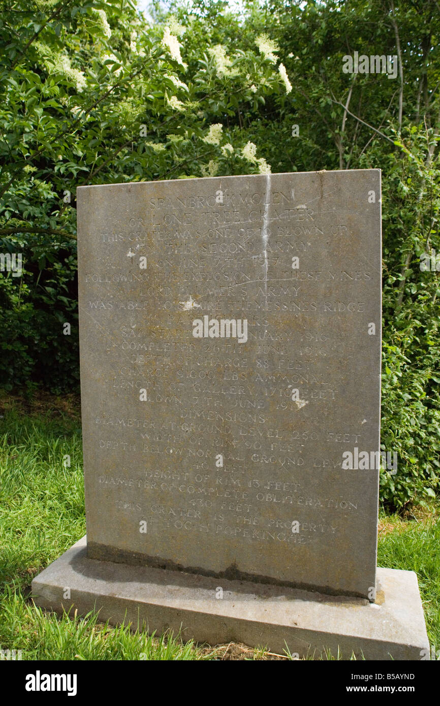 Messines ridge mine hi-res stock photography and images - Alamy