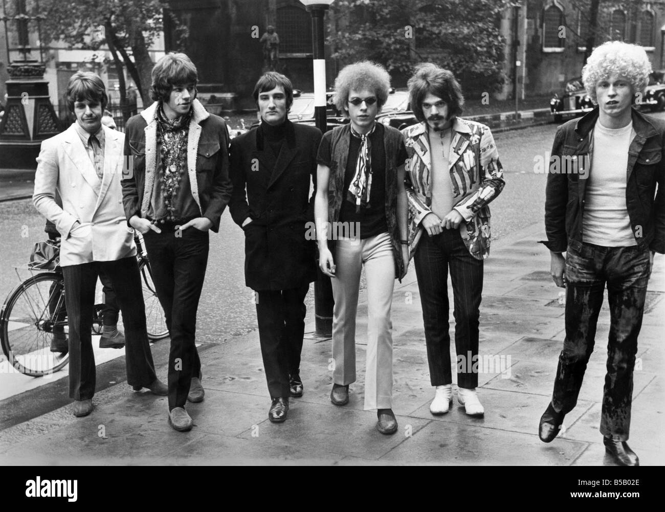 The Move, pop group. Seen after the hearing at the High Court. October ...