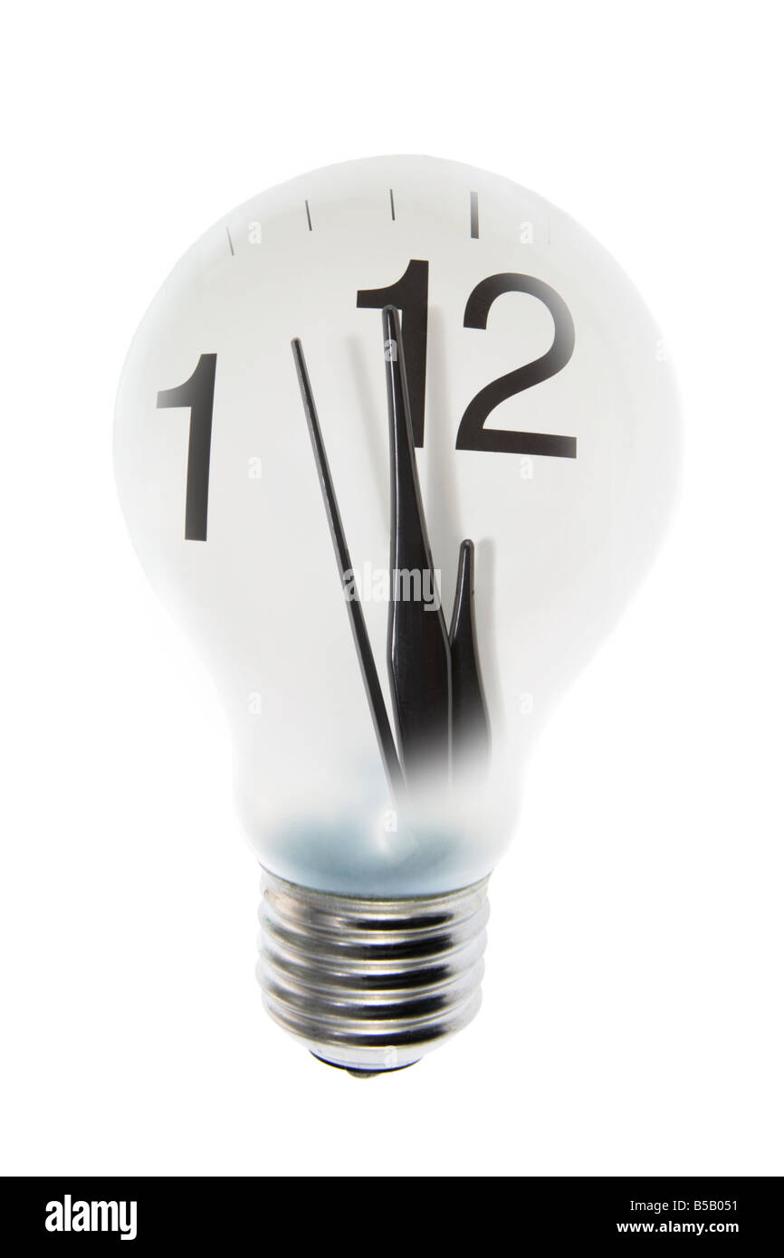 Light clock Cut Out Stock Images & Pictures - Alamy