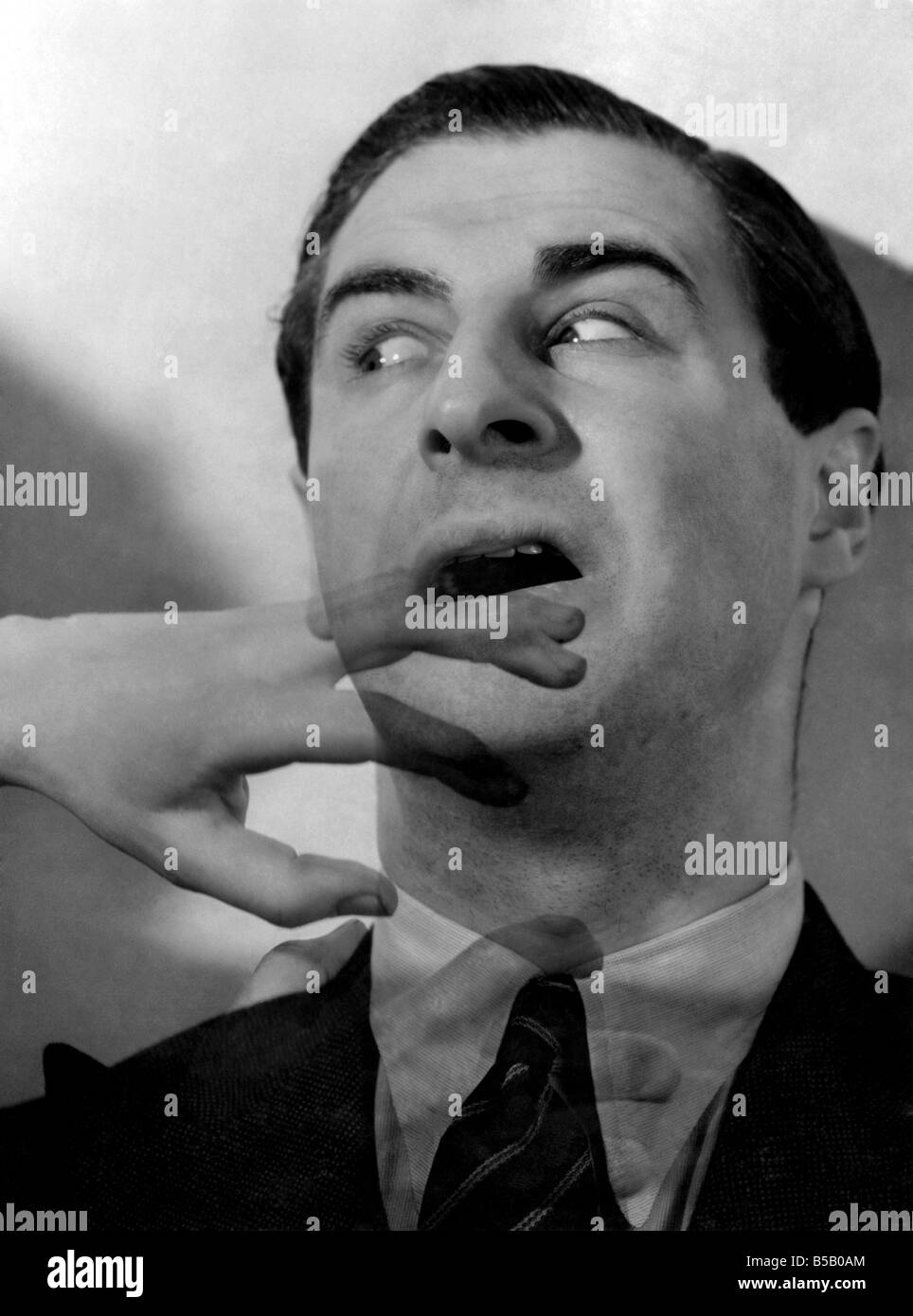 Hand expressions Black and White Stock Photos & Images - Alamy