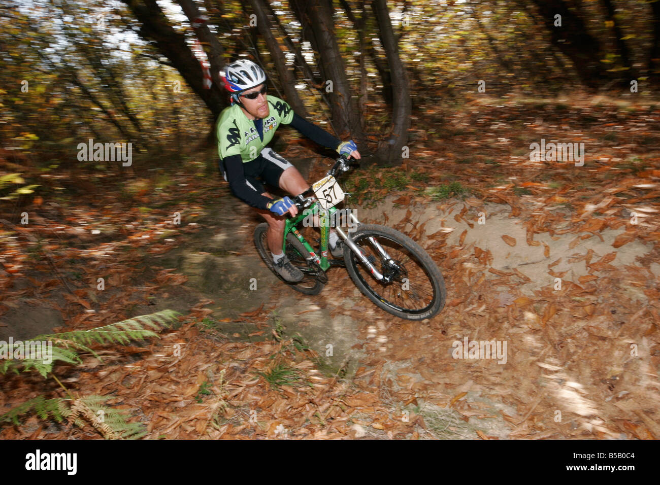 Mountain bike challenge Stock Photo - Alamy
