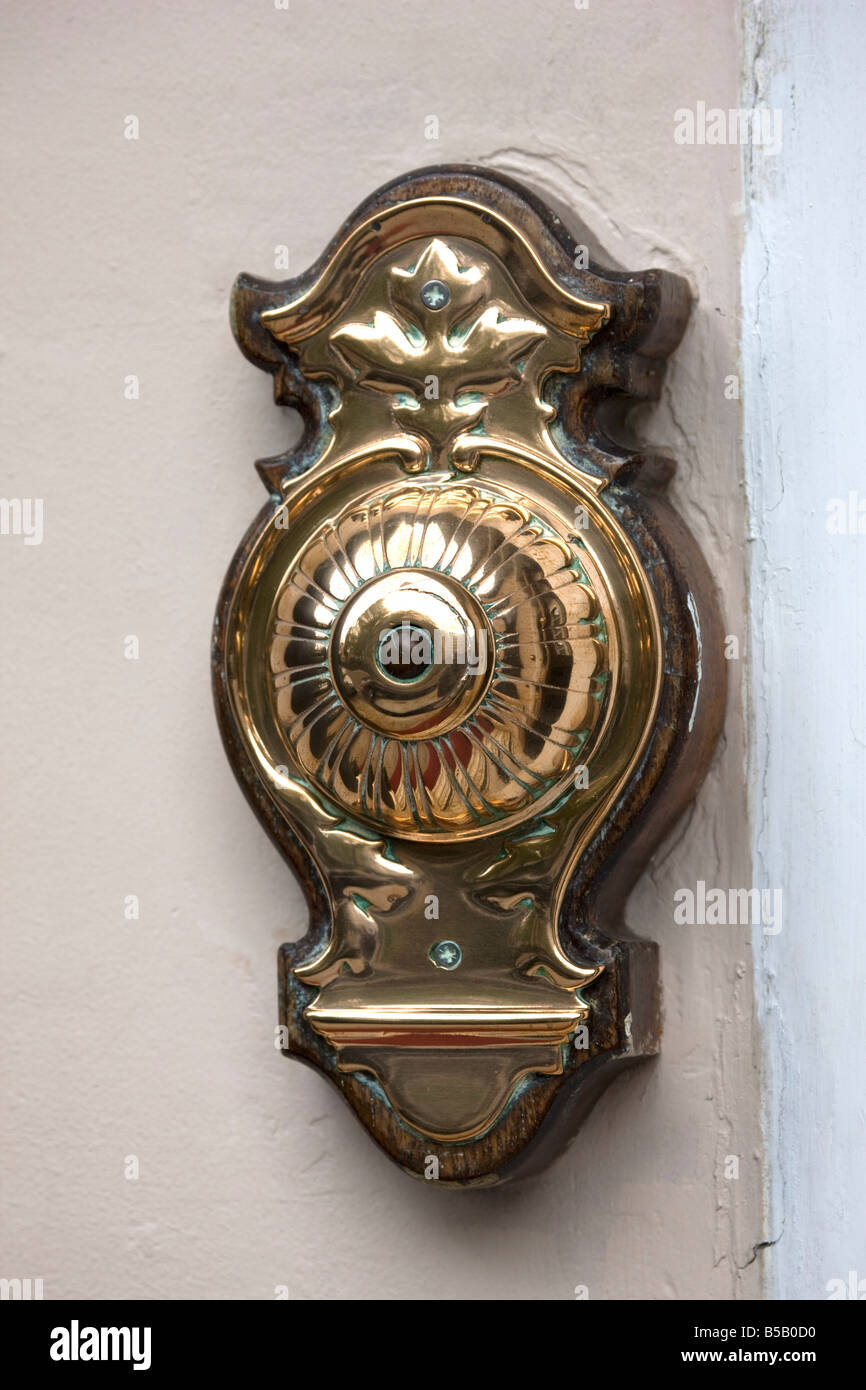 Ornate door bell hi-res stock photography and images - Alamy