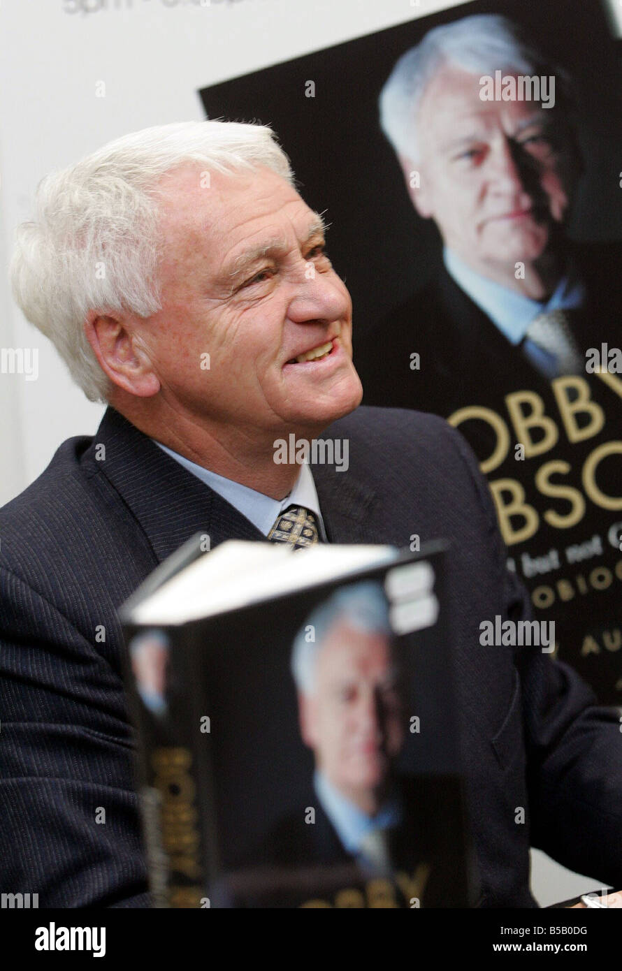 Lib Former Newcastle United boss Sir Bobby Robson Stock Photo - Alamy