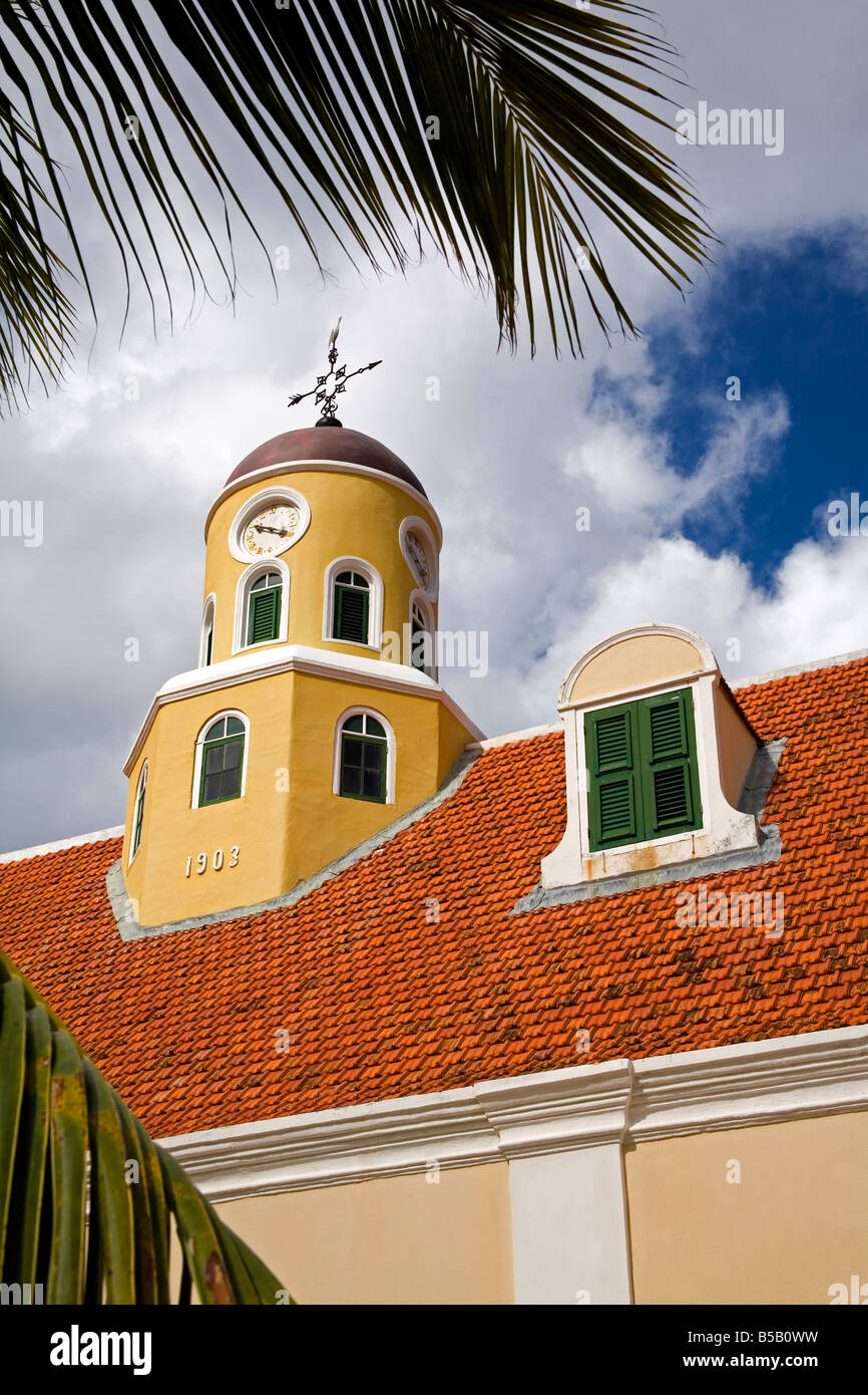 Fort Church in Fort Amsterdam, Punda District, Willemstad, Curacao ...