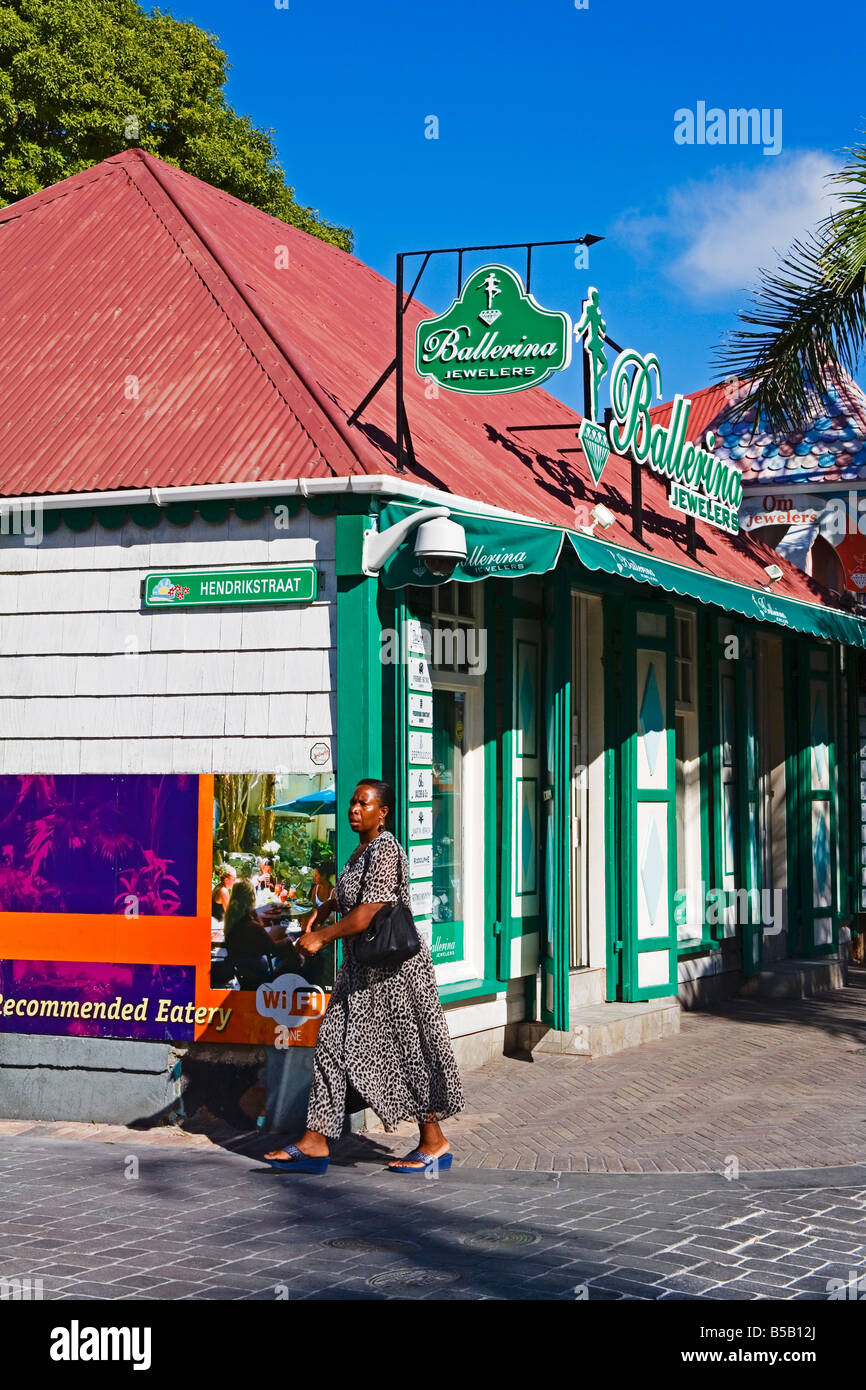 Store on Front Street, Philipsburg, St. Maarten, Netherlands Antilles ...