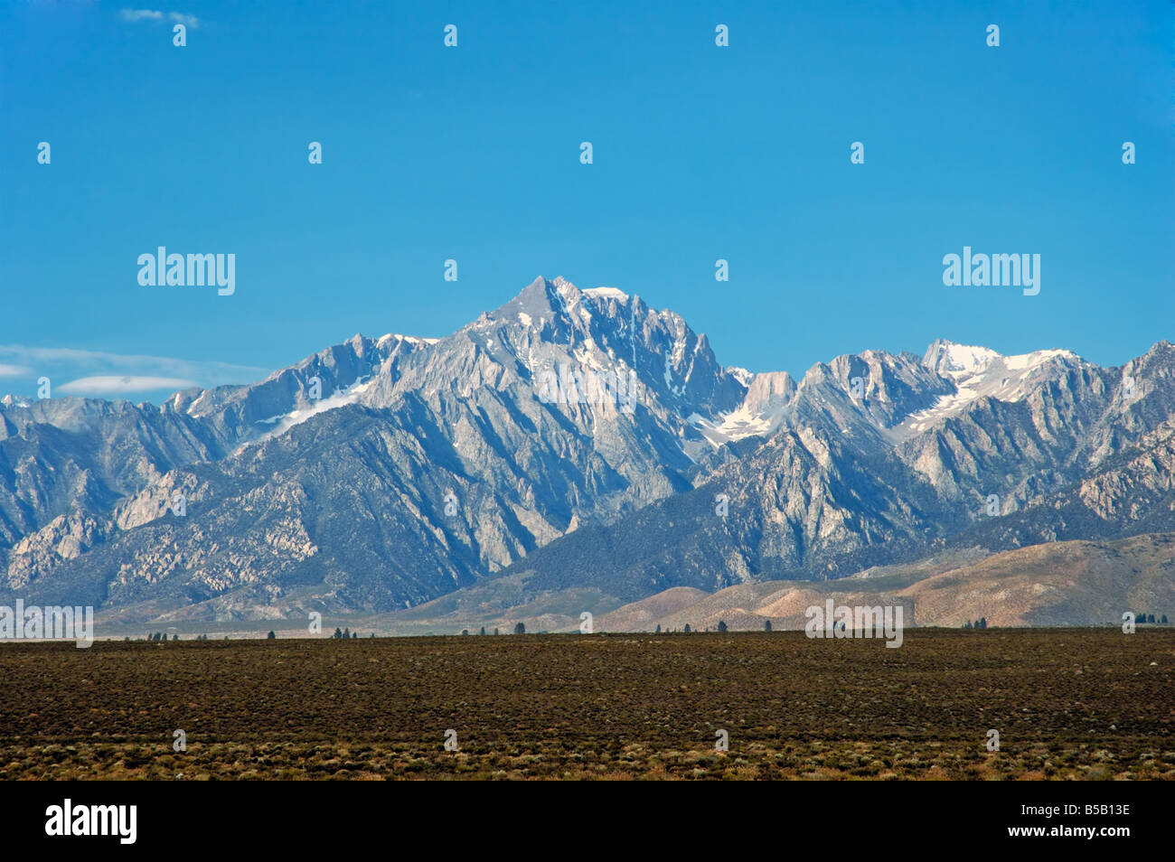 Mount Williamson in Kings Canyon National Park along US Highway 395 in ...
