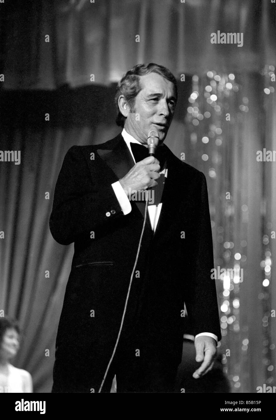 American singer Perry Como in Southport. April 1975 75-1969-010 Stock ...