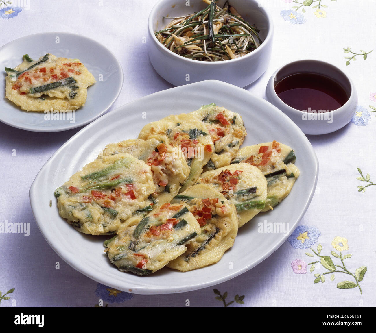 Korean Panfried Food Stock Photo - Alamy