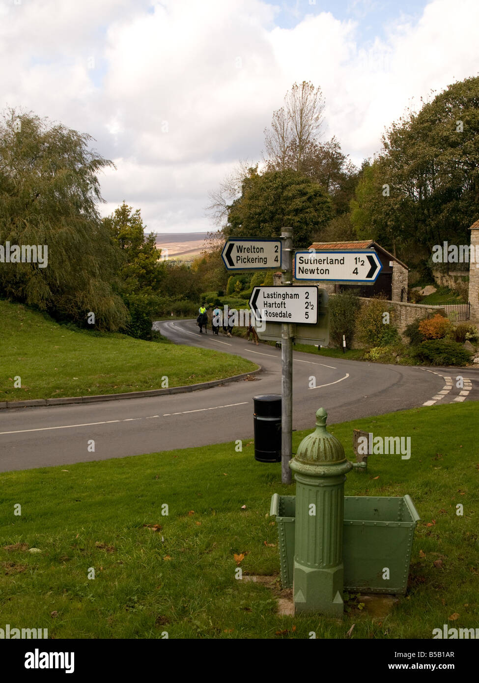 Cropton Village Pump, North York Moors National Park Stock Photo - Alamy