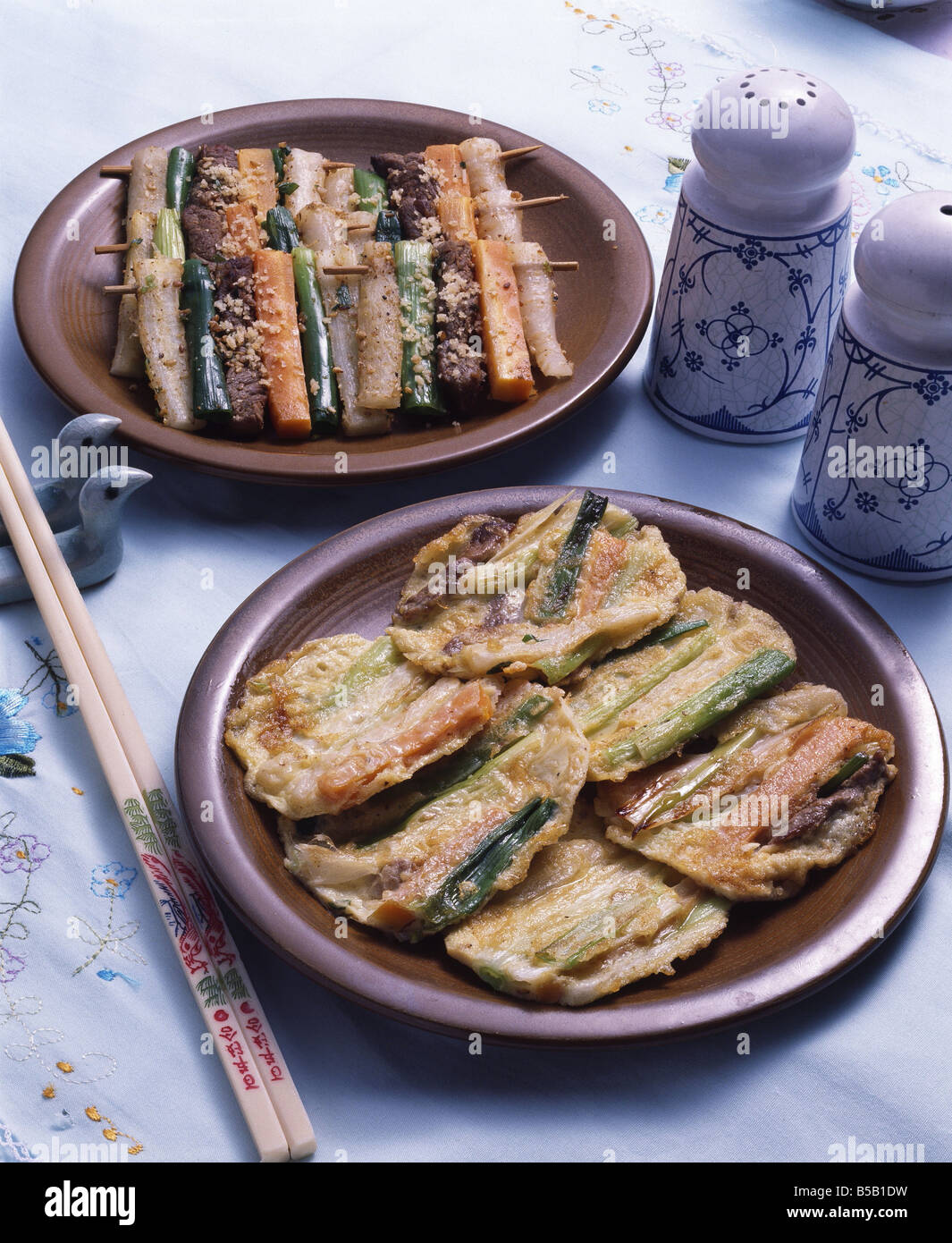 Korean Panfried Food Stock Photo - Alamy
