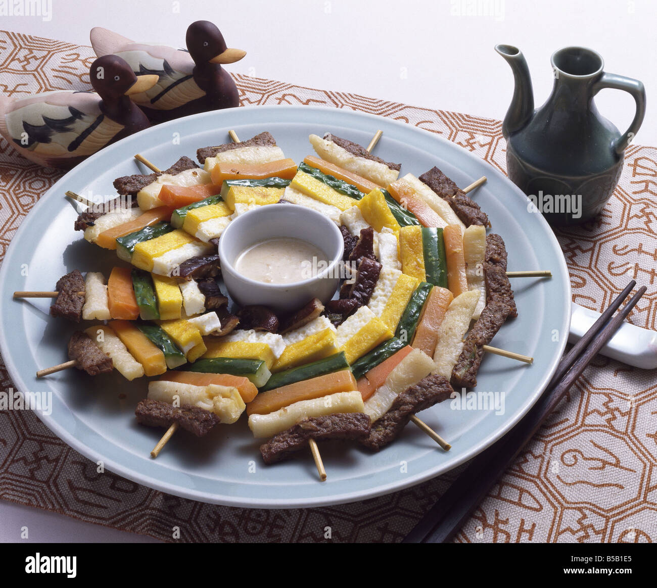 Korean Panfried Food Stock Photo - Alamy