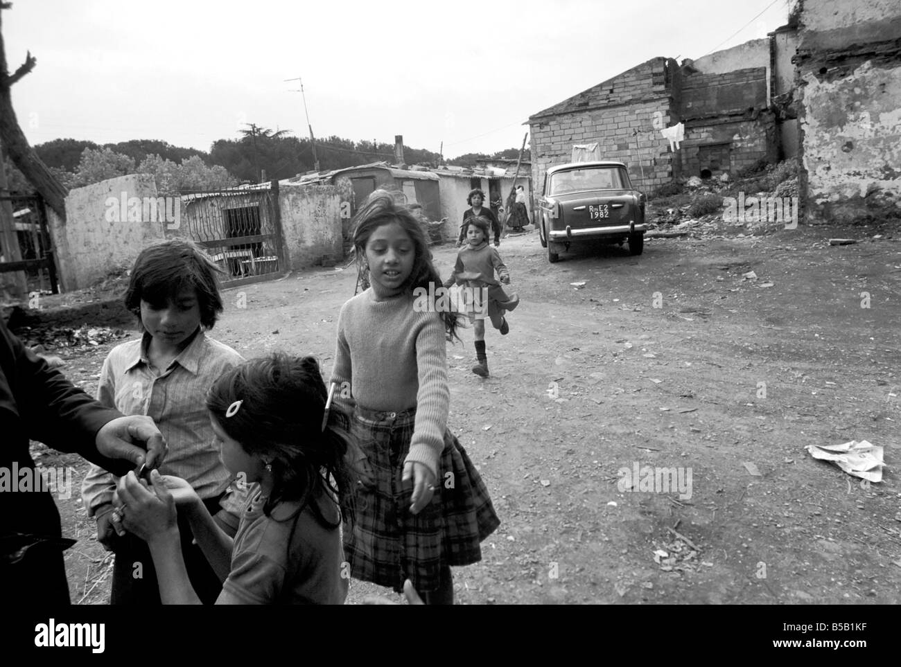 Rome poverty Black and White Stock Photos & Images - Alamy