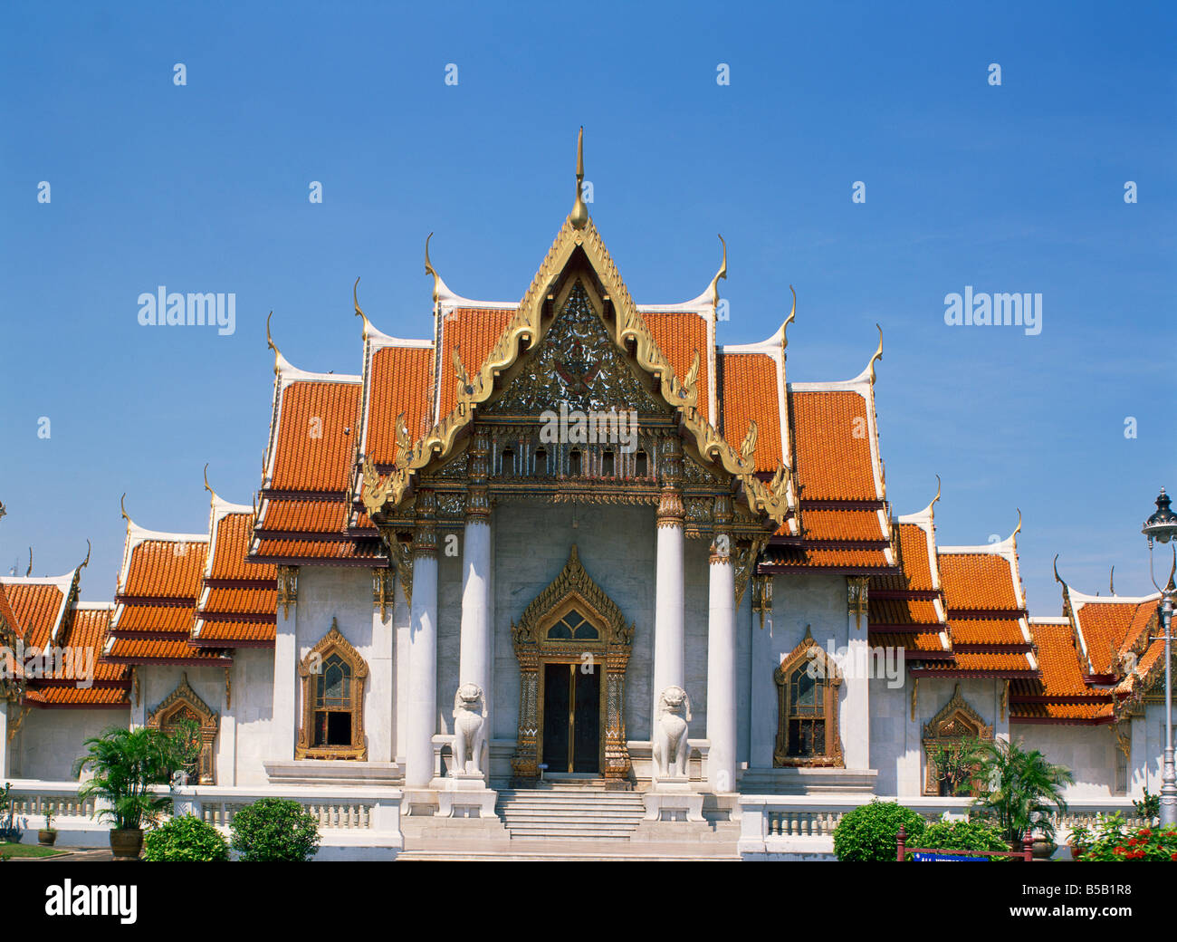 Wat Benchamabophit Bangkok Thailand Southeast Asia Asia Stock Photo - Alamy