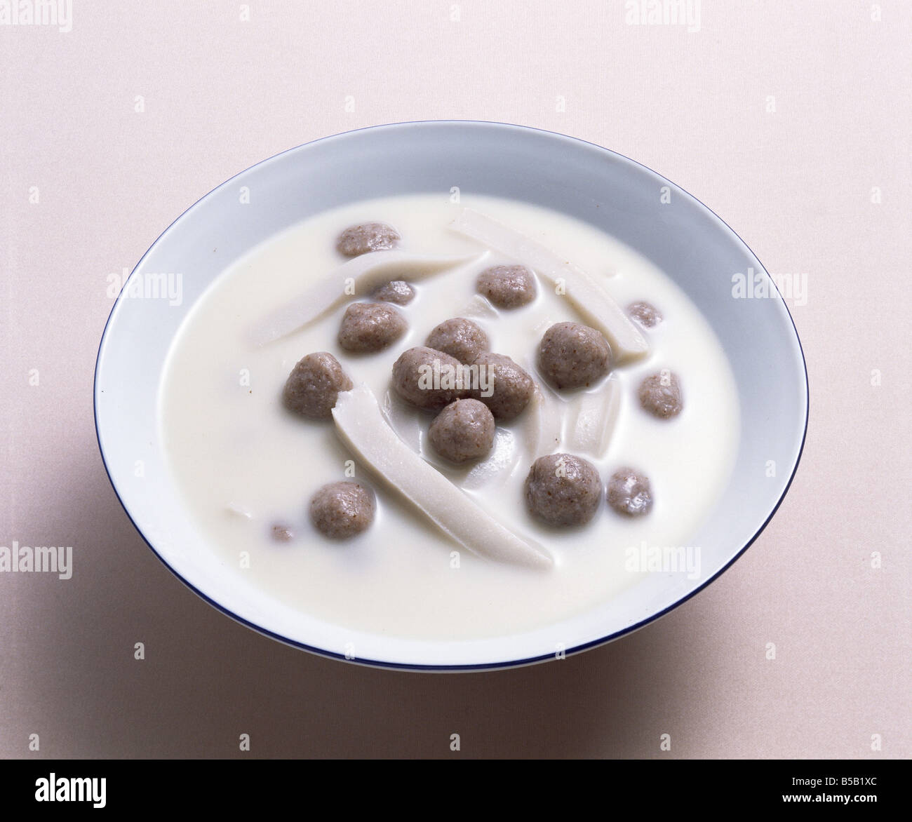 Korean Gruel and Noodle Stock Photo - Alamy