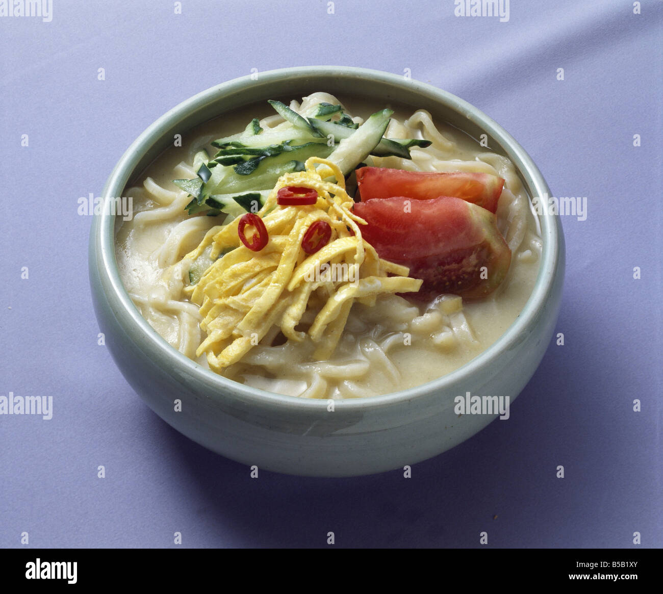Korean Gruel and Noodle Stock Photo - Alamy