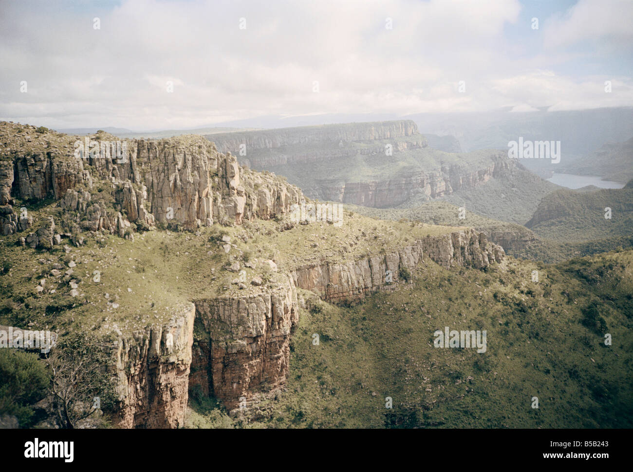 South Africa, Mpumalanga, Blyde River Canyon, Scenic view of the canyon ...