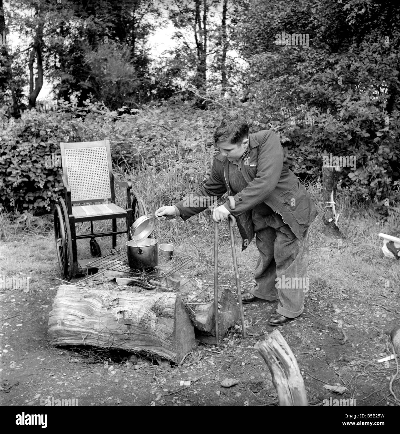 Disability and Youth: Tommy Hoare the legless boy scout seen here ...