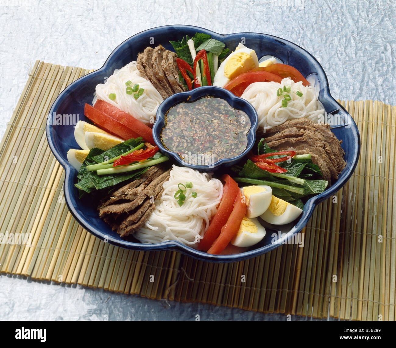 Korean Gruel and Noodle Stock Photo - Alamy