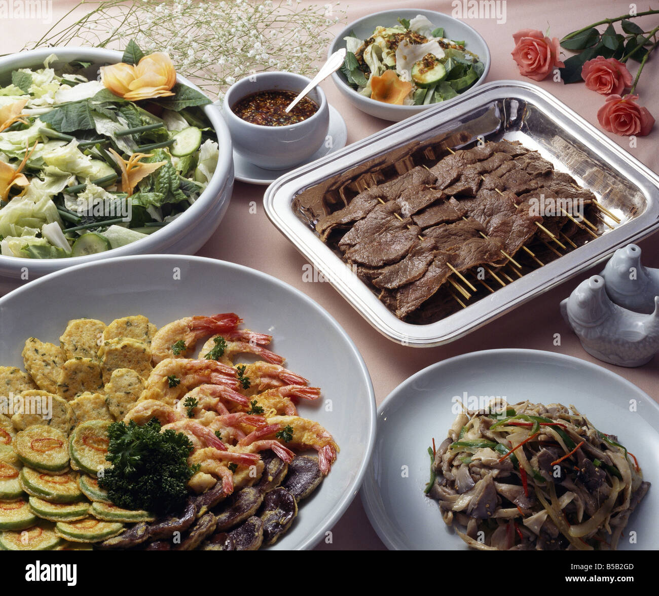 Korean Panfried Food Stock Photo - Alamy