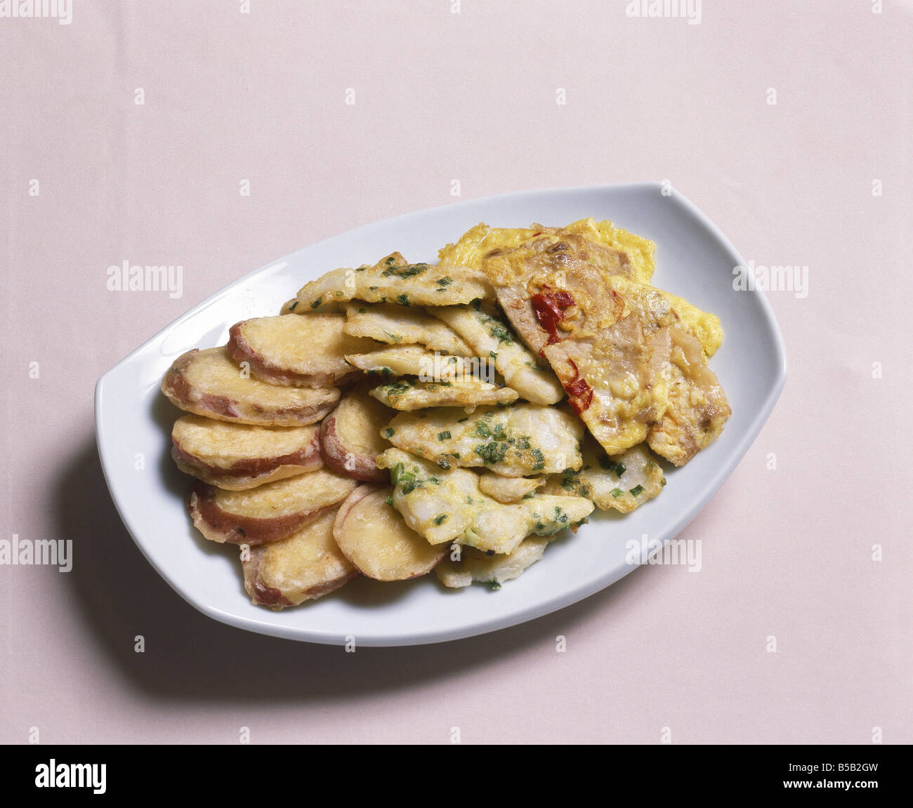 Korean Panfried Food Stock Photo - Alamy