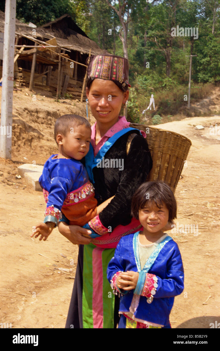 Meo hill tribe near Chiang Mai Thailand Southeast Asia Asia Stock Photo ...