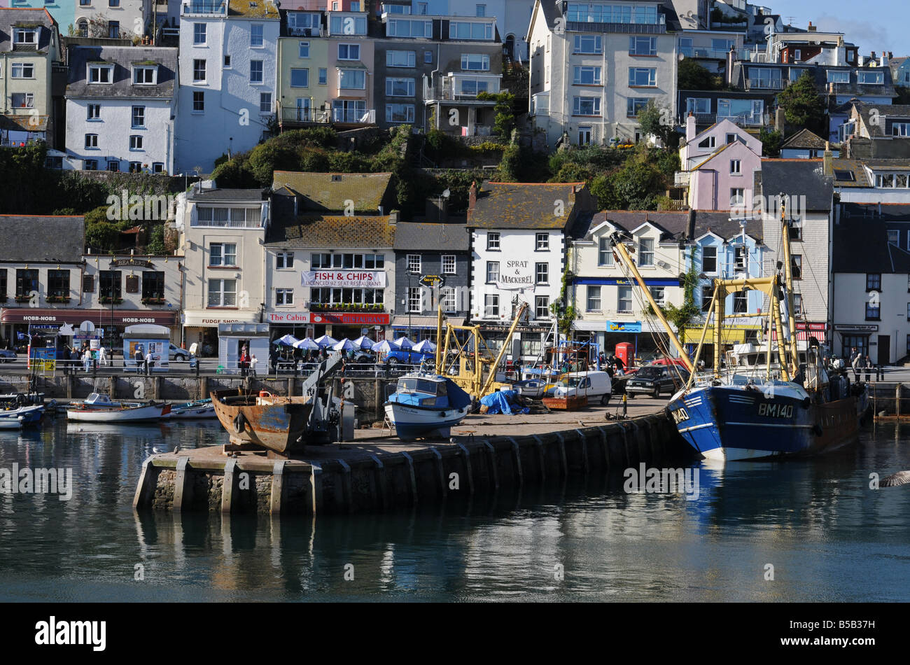 Brixham Harbour, Devon, England Stock Photo - Alamy