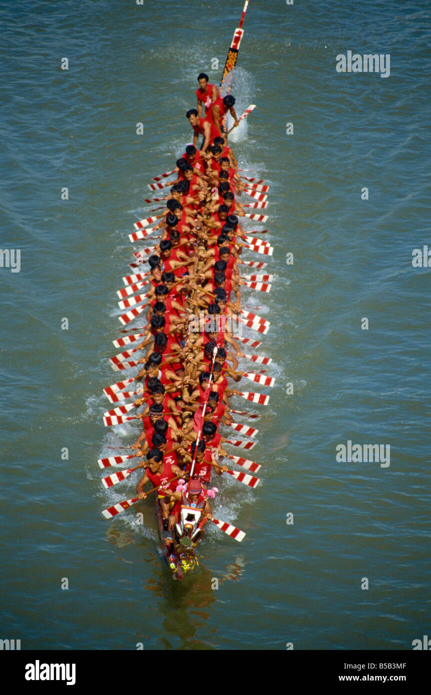 Boat racing Nan Thailand Advertasia Stock Photo - Alamy