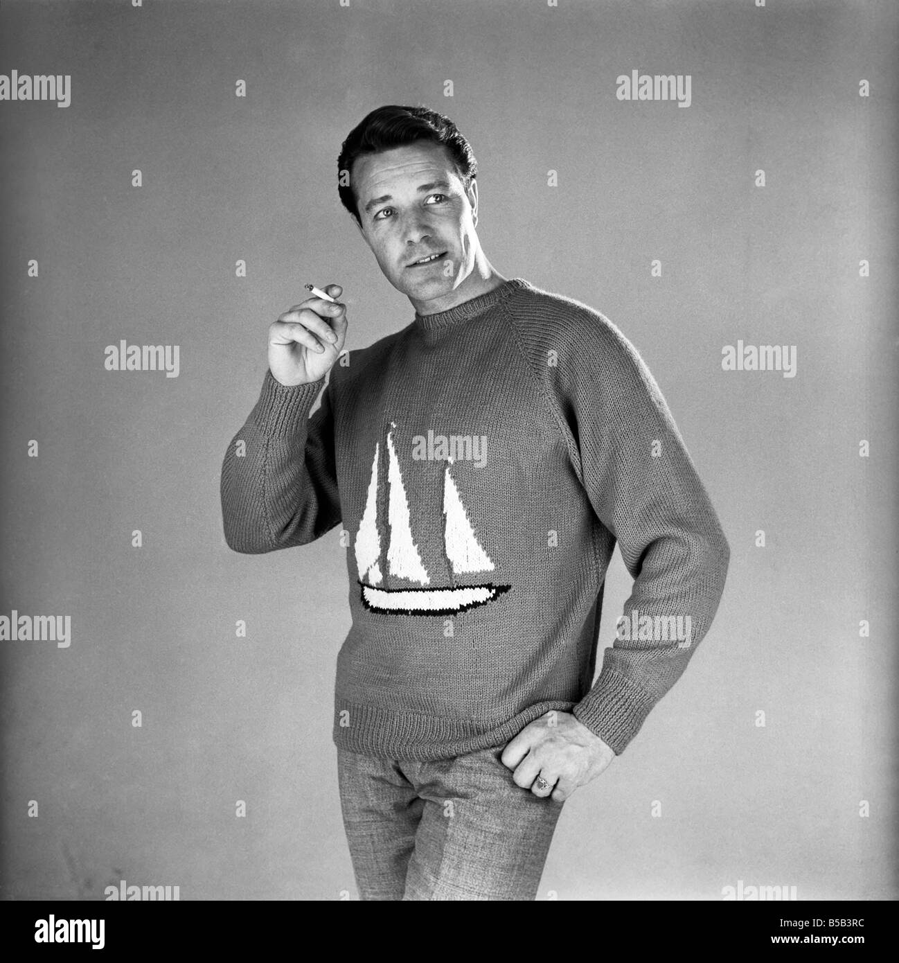Male fashion model 1950s hi-res stock photography and images - Alamy