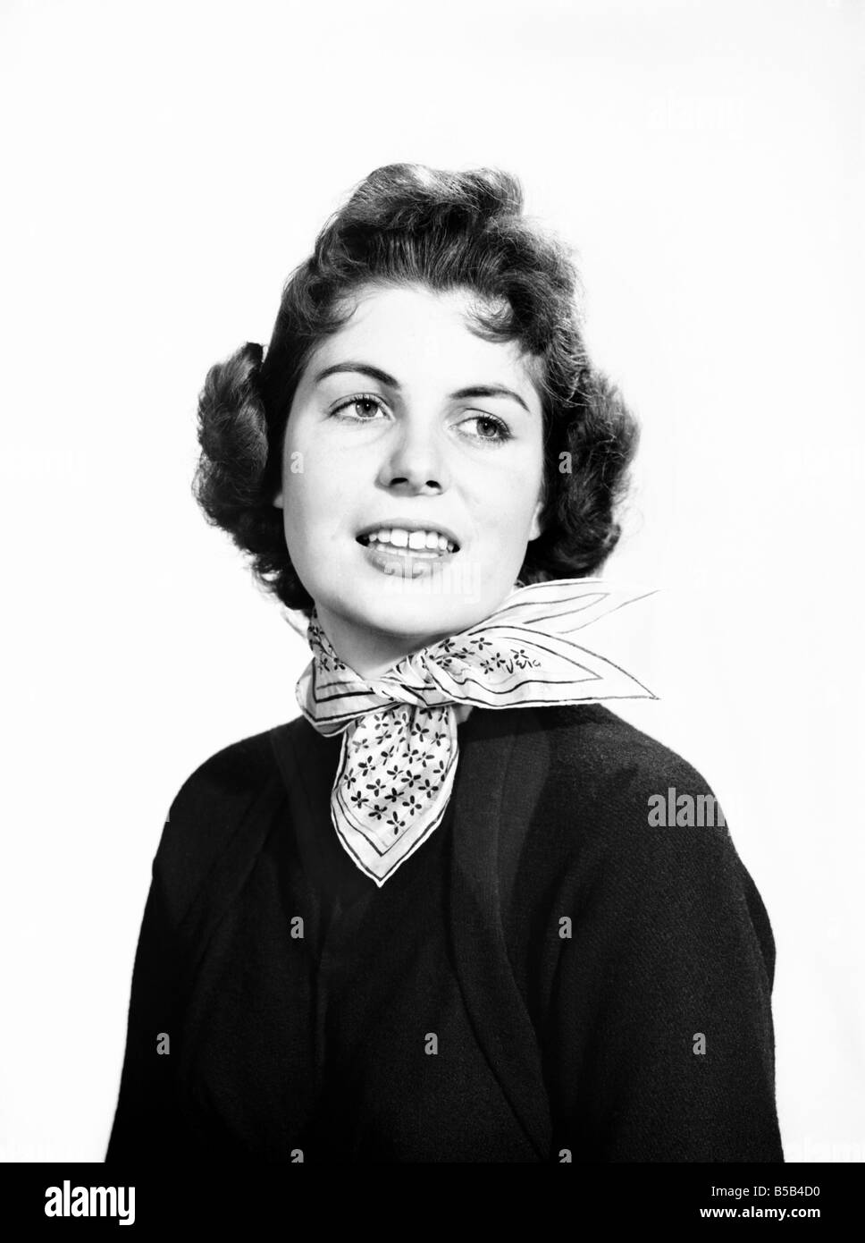1955 model fashion Black and White Stock Photos & Images - Alamy