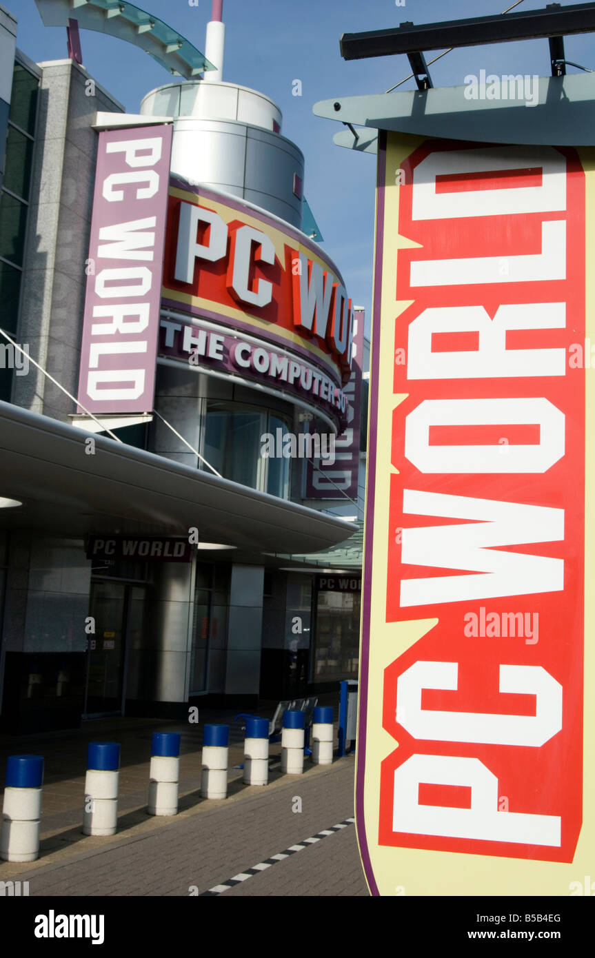 pc world computer retailer retail shop out of town shopping high street ...