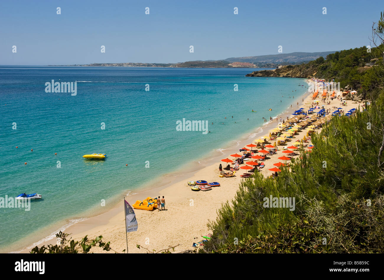 Makris Gialos Beach, Lassi, Ionian Islands Greece Stock Photo - Alamy