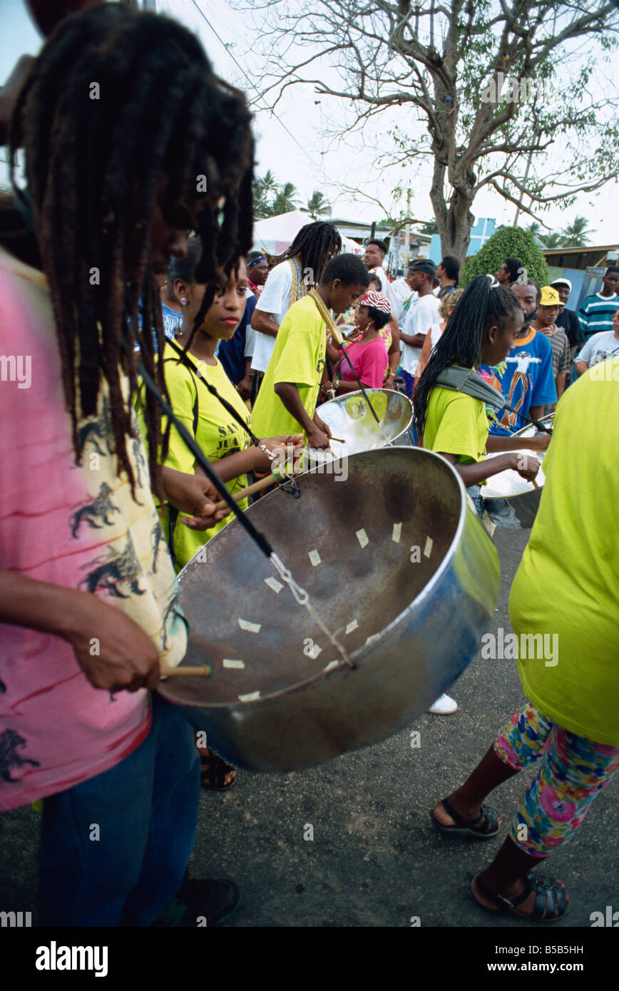Steel band festival Point Fortin Trinidad Caribbean West Indies Central ...