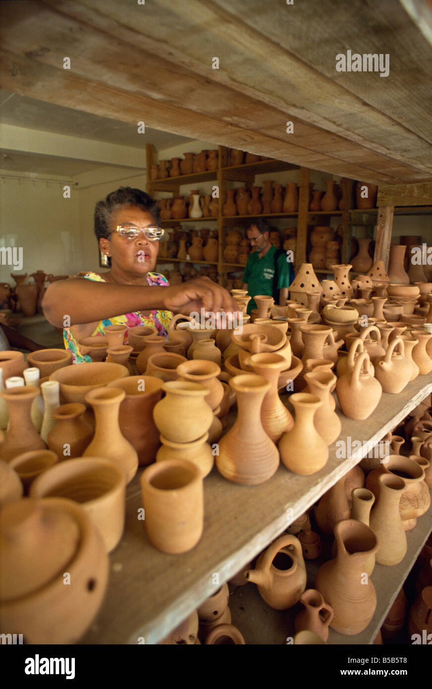 Pottery made by Indian residents Trinidad West Indies Caribbean Central ...