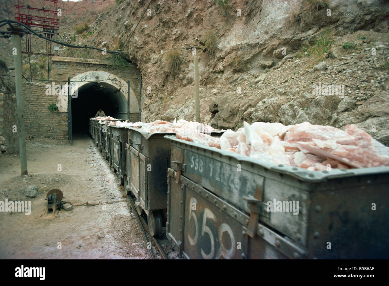 Kewra salt mines Pakistan Asia Stock Photo - Alamy