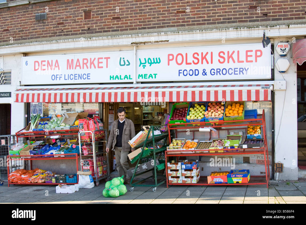 Polish Shop in Ealing London UK Stock Photo - Alamy