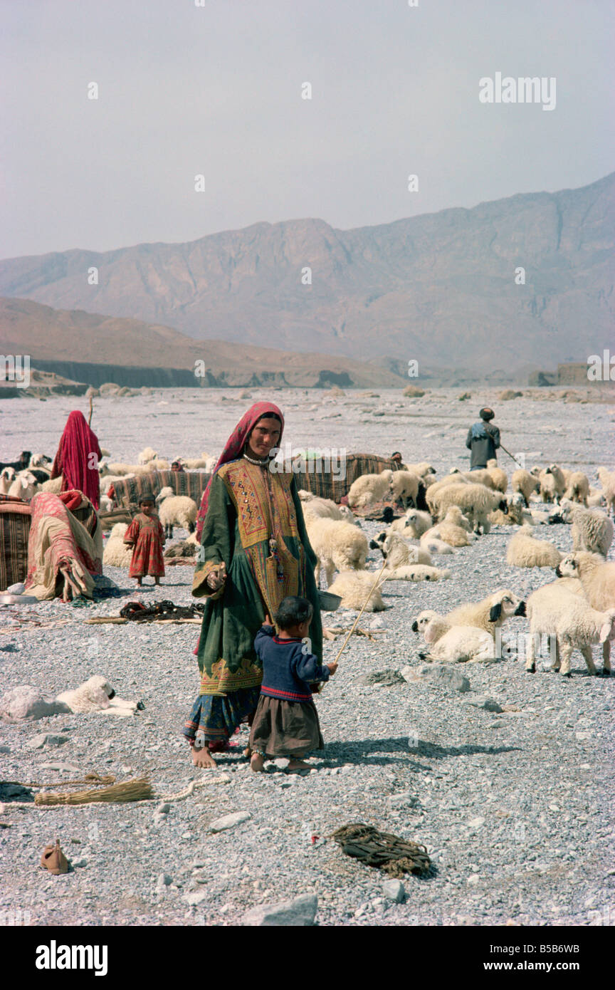 Baluchi nomads Bolan Pass Baluchistan Pakistan Asia Stock Photo - Alamy