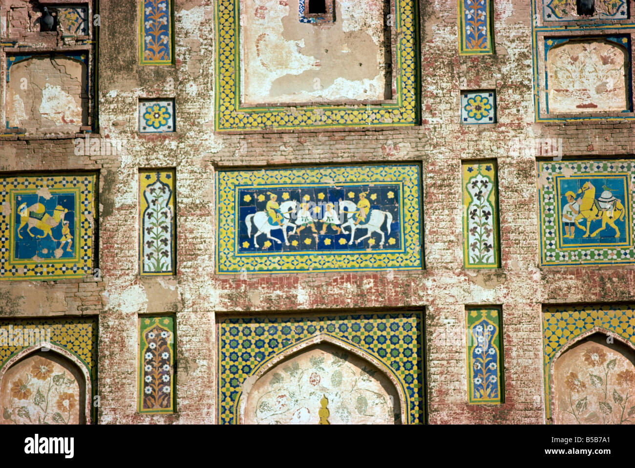 Detail Fort UNESCO World Heritage Site Lahore Pakistan Asia Stock Photo ...