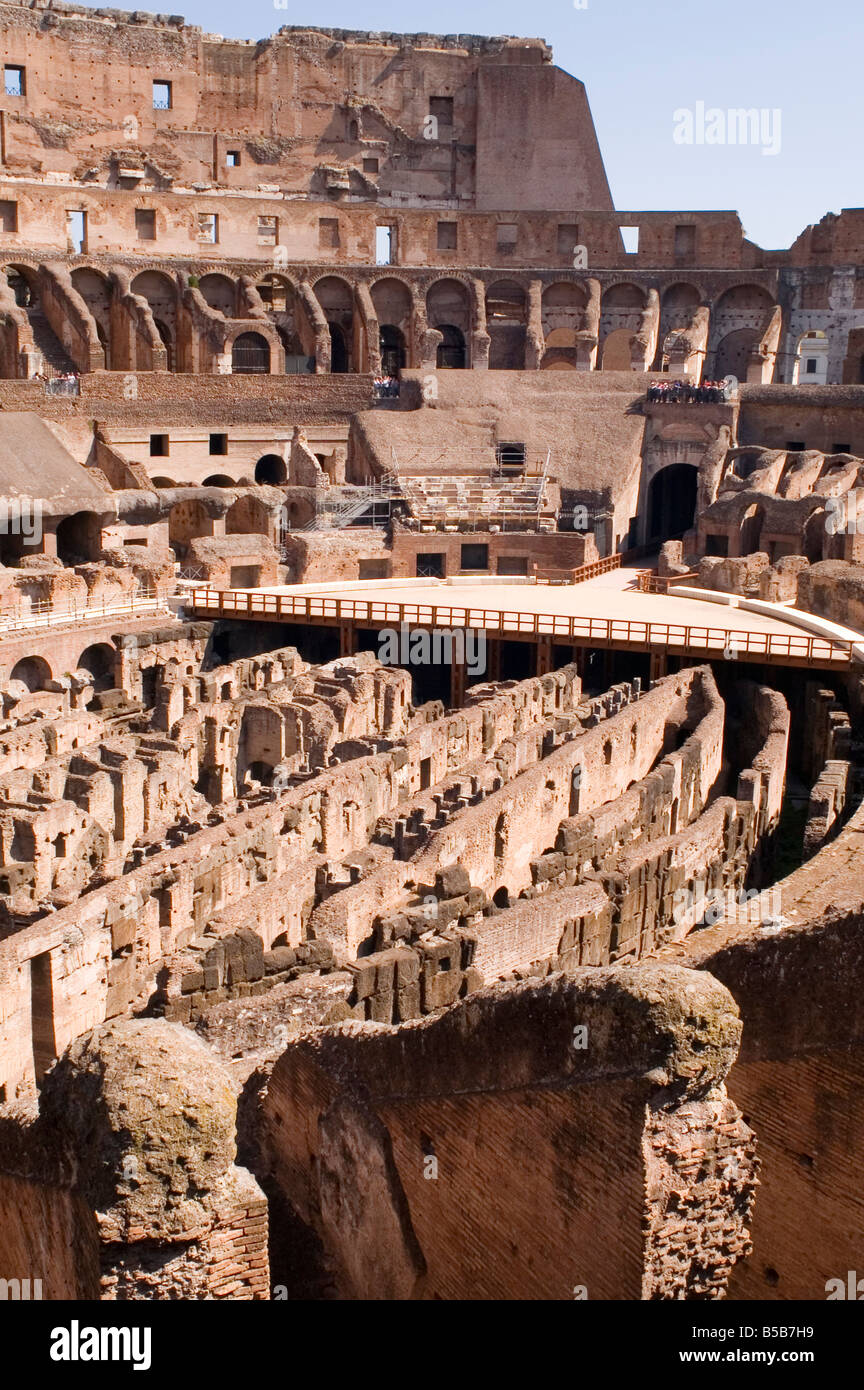 Italy Older amphitheater Coliseum in Rome Stock Photo - Alamy