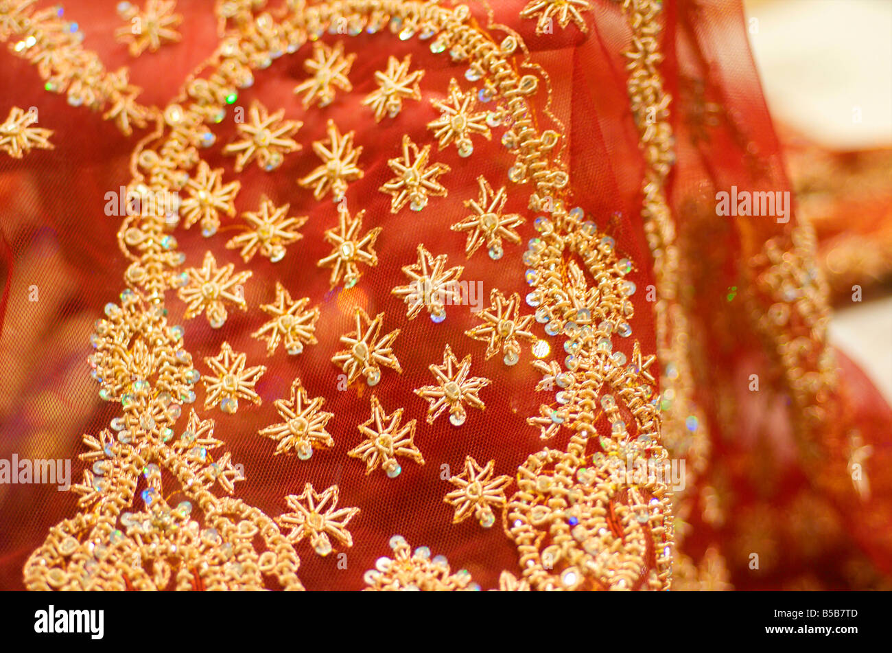 Indian styled fabric Stock Photo - Alamy