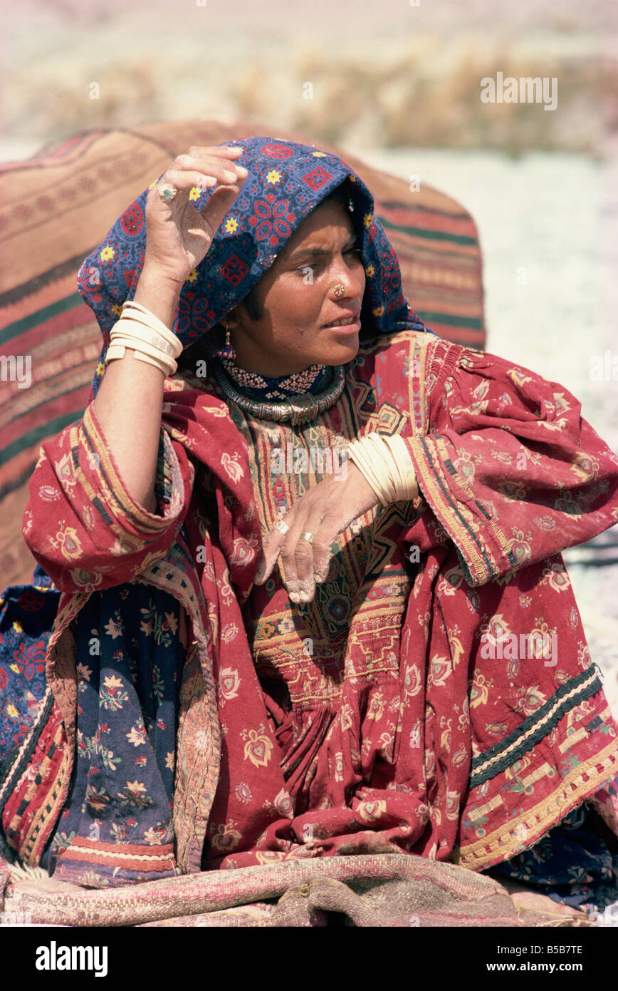 Baluchi nomad woman Bolan Pass Pakistan Asia Stock Photo - Alamy